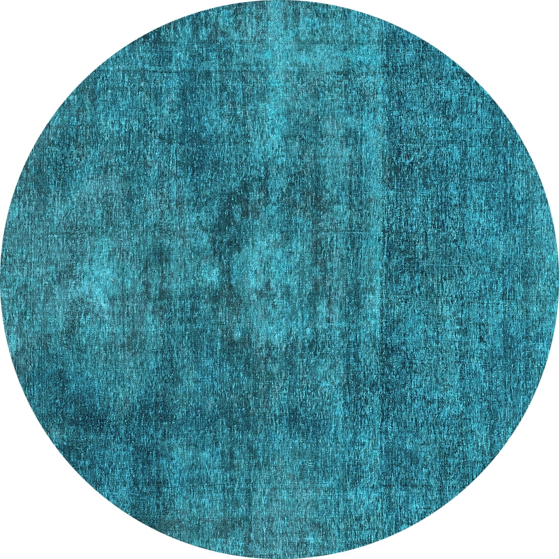 Ahgly Company Indoor Round Abstract Light Blue Modern Area Rugs, 4 ...