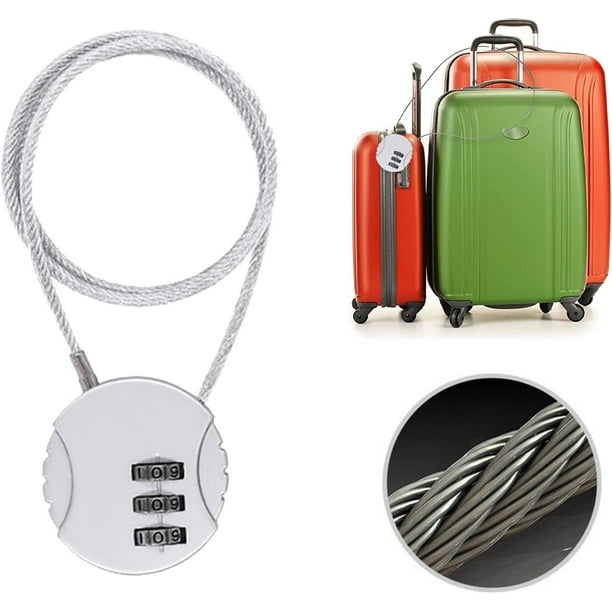 Bicycle lock, luggage lock, cable lock, wire rope, helmet lock, rope ...