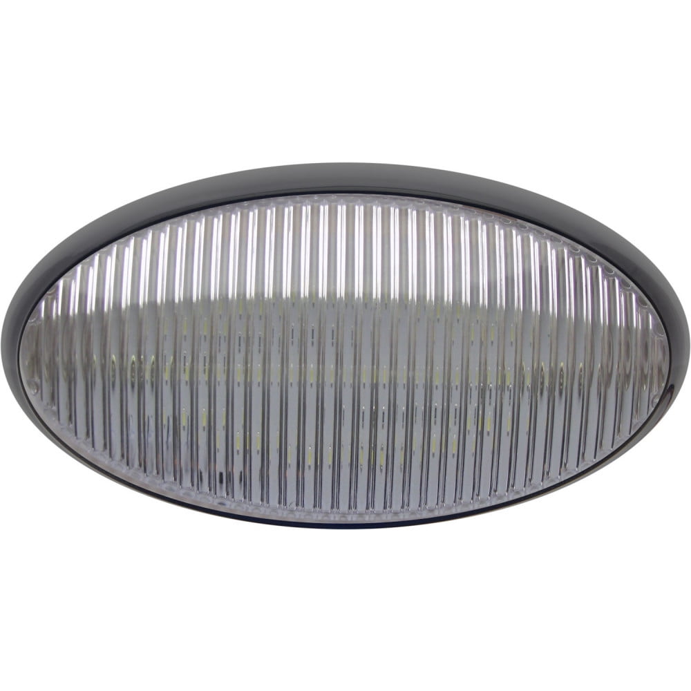 Optronics RVPLL11CFS LED Oval Porch Light - Black Housing - Walmart.com
