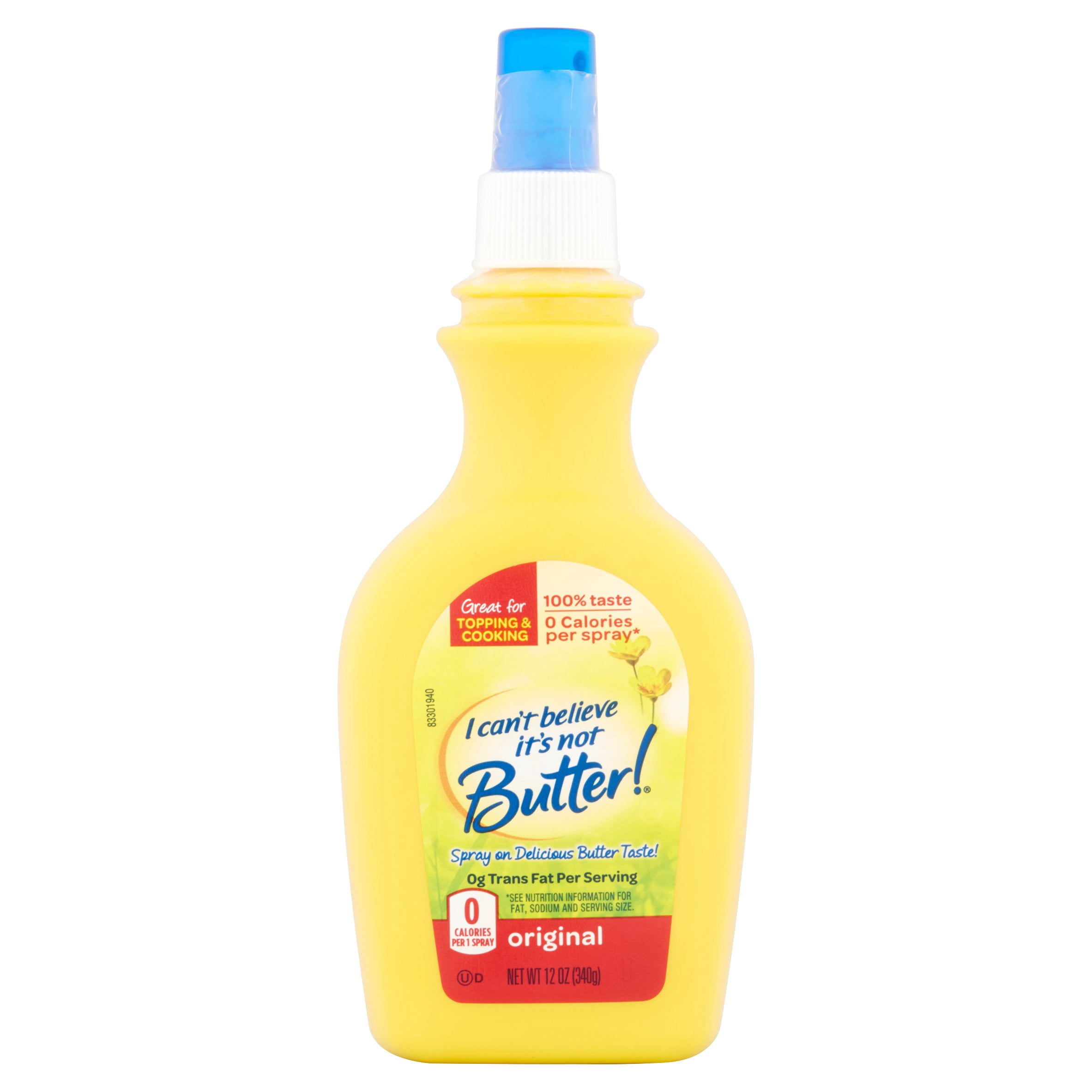 I Can t Believe It s Not Butter Original Spray 12 Oz Walmart I Can t Believe It s Not Butter Original Spray 12 Oz Walmart