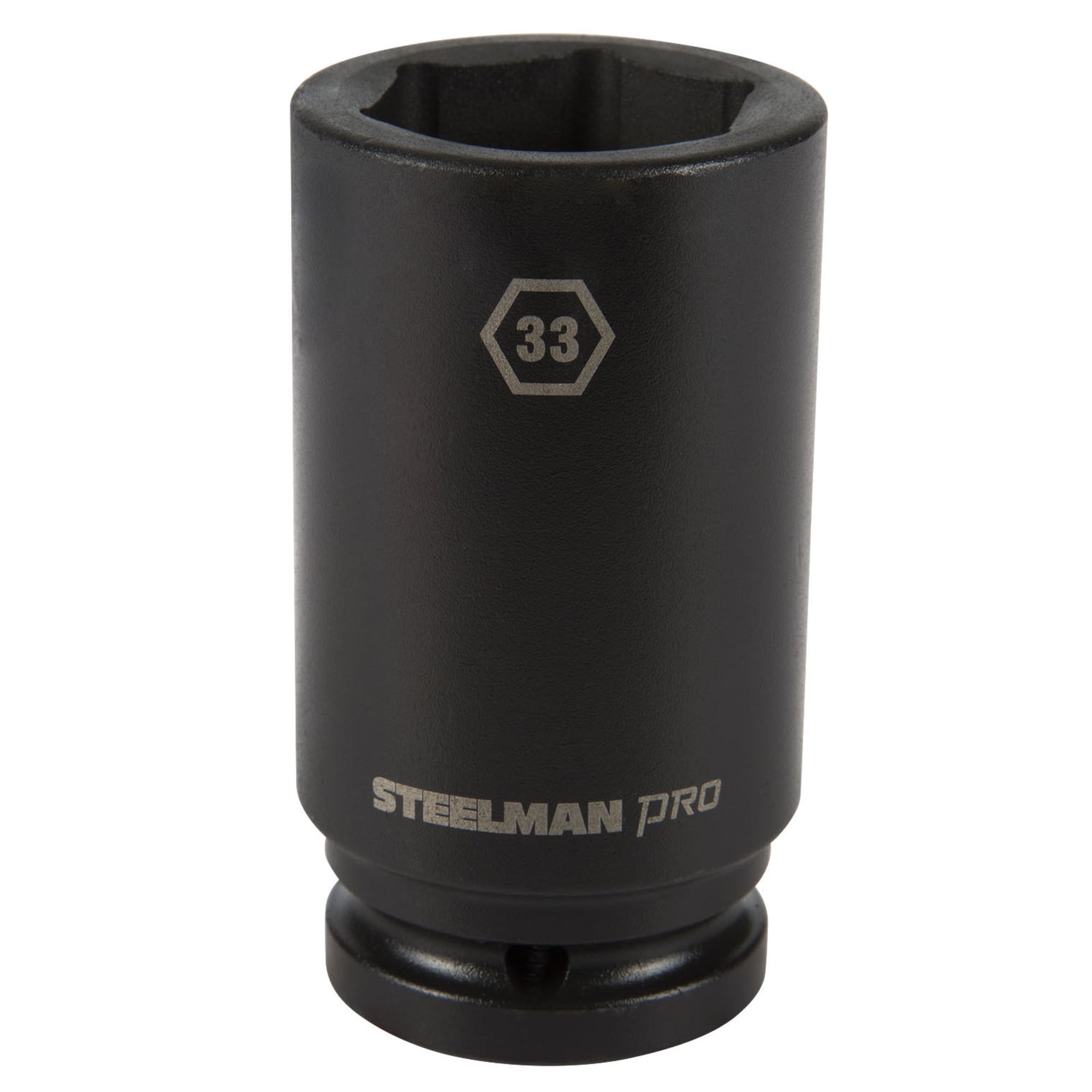 Steelman Pro 3/4 in. Drive 33mm 6 Point Deep Impact Socket 79344 ...