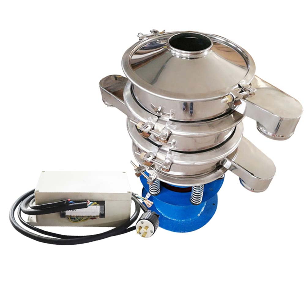 INTBUYING Automatic Powder Vibrating Screen Sieve Shaker Stainless ...