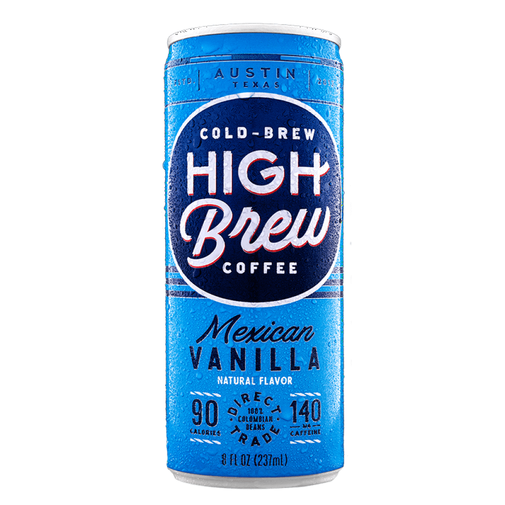 High Brew Cold-Brew Coffee, Mexican Vanilla, 8 fl oz Can - Walmart.com ...