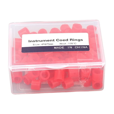 Color Code Rings, Autoclavable Red Orthodontic Rubber Ring For ...