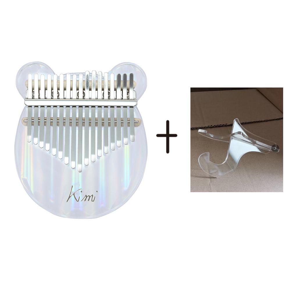 Kalimba 17 Keys Thumb Piano Acrylic Kalimba Thumb Piano Reflecting ...