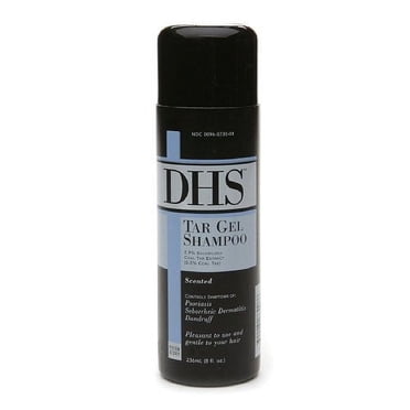 DHS Medicated Dandruff Shampoo with Coal Tar, Seborrheic Dermatitis ...