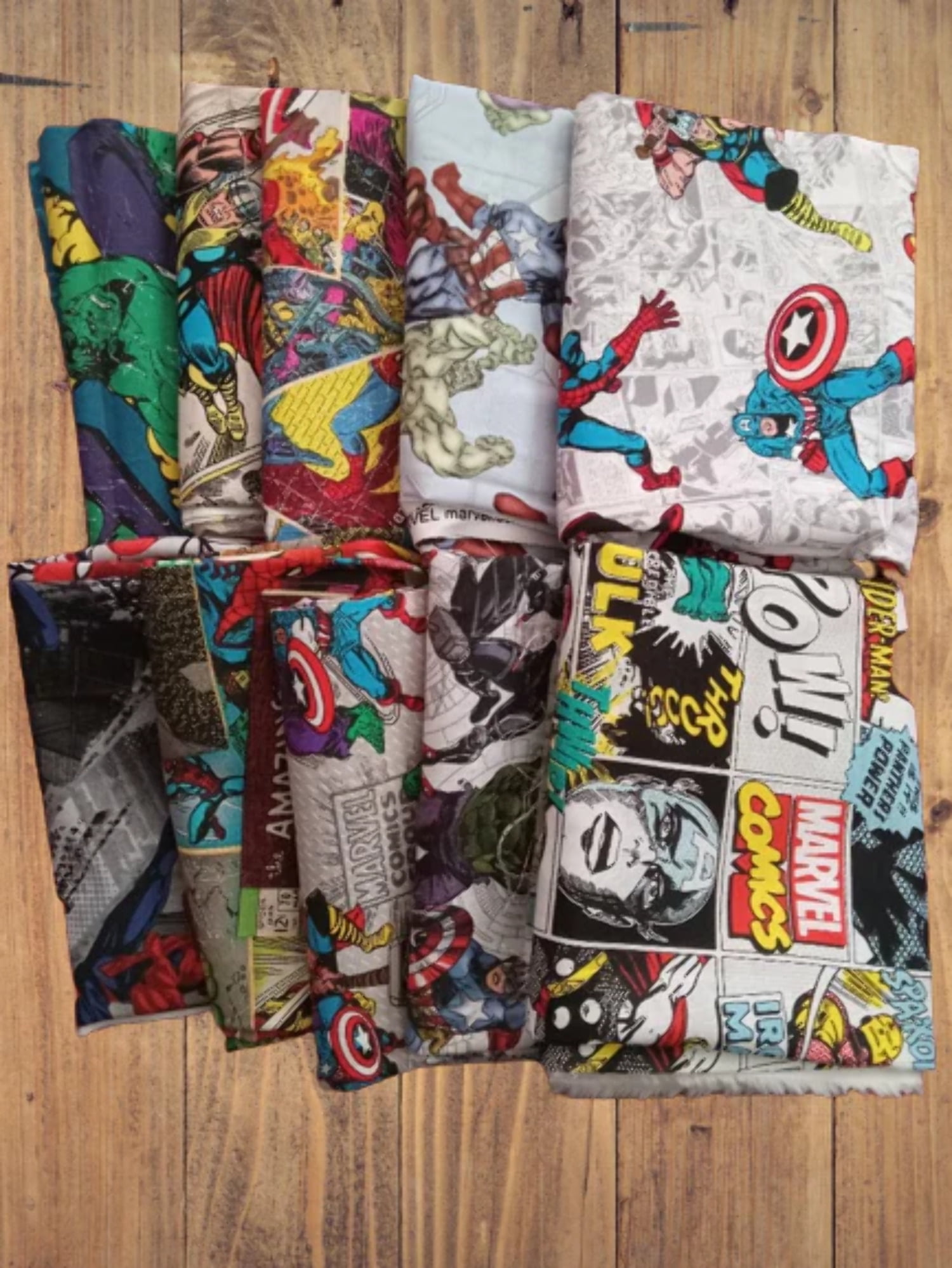 10 Fat Quarters - Assorted Avengers Fat Quarter Bundle - Walmart.com