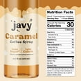 Javy Premium Flavor Coffee Syrup, Low Calorie & Sugar, Great for All ...