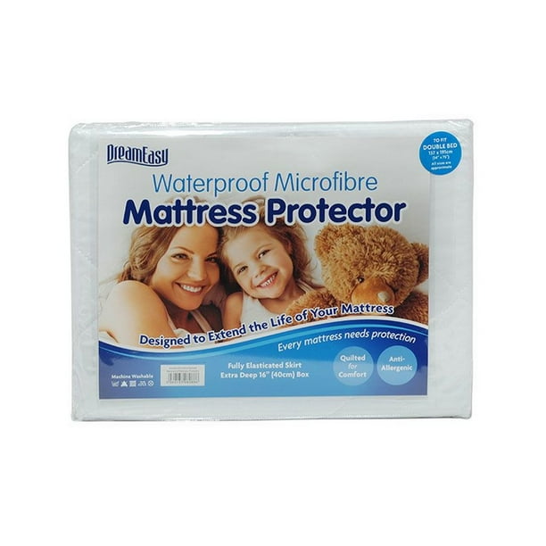 Dreameasy Microfibre Quilted Mattress Protector - Walmart.ca