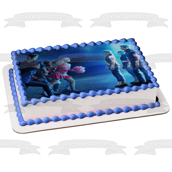 Zombies 3 Alien Poster Zed and Addison Edible Cake Topper Image ...
