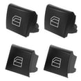 IBASETOY 4pcs Car Window Control Button Covers Trim Sticker Replacement ...