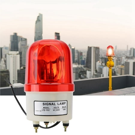 2-wires LED Flashing Light Rotate Engineering Flashing Warning Light ...
