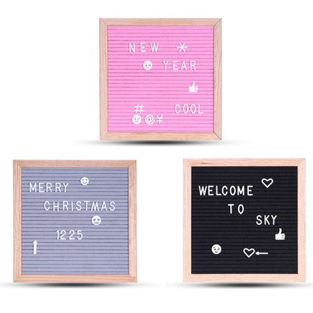 nlageisi Handmade Letter Board With Letters Decoration Message Felt ...