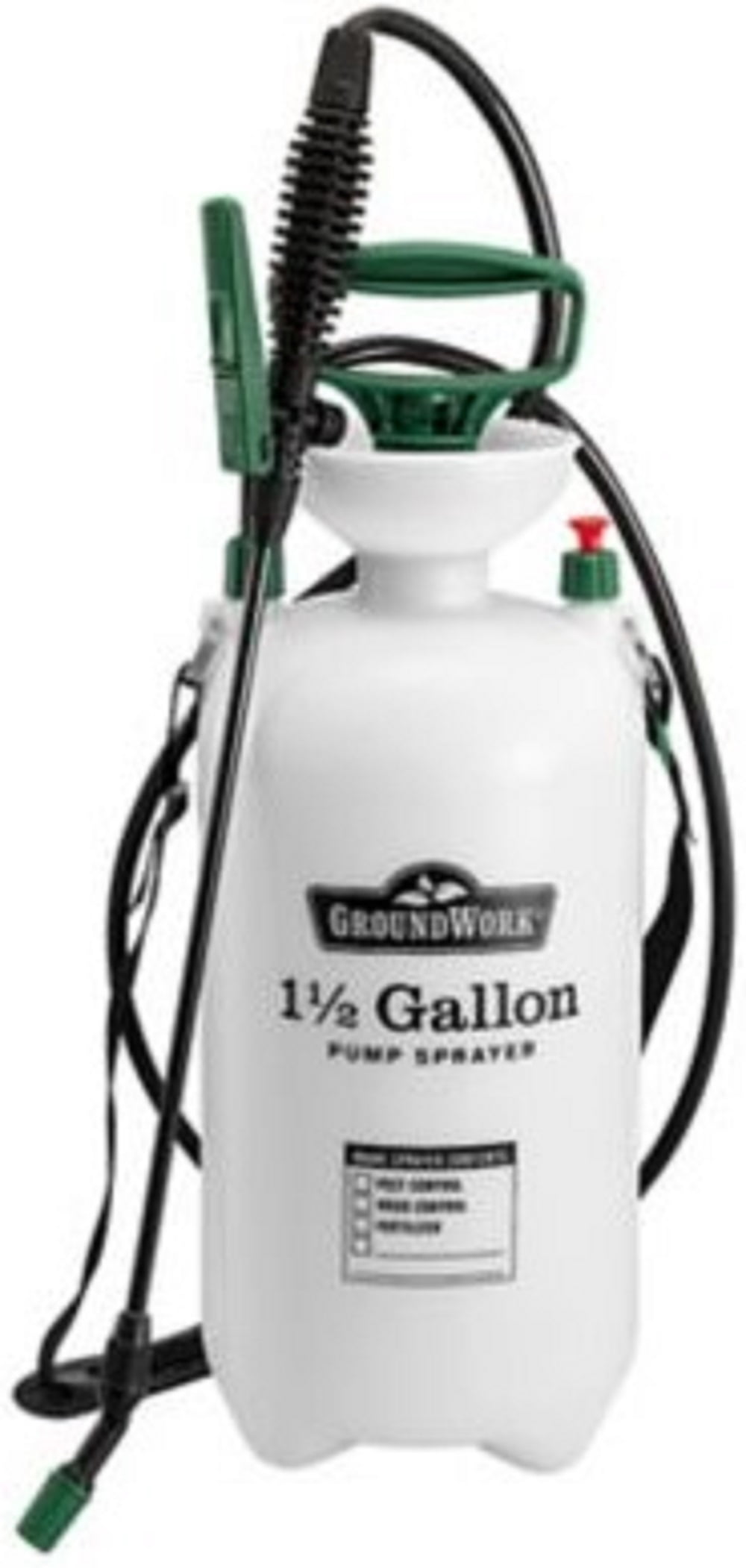 GroundWork LFSX-6B Pump Sprayer 1.5 gal. For Indoor and Outdoor ...