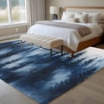 6'x9' Area Rugs, Blue Ombre Tree Indoor Outdoor Area Rug for Living ...