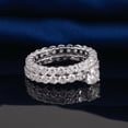 Eclet Jewels Stamped 14K Silver Ring - 1.9 Ct VVS1/D Emerald Diamond ...