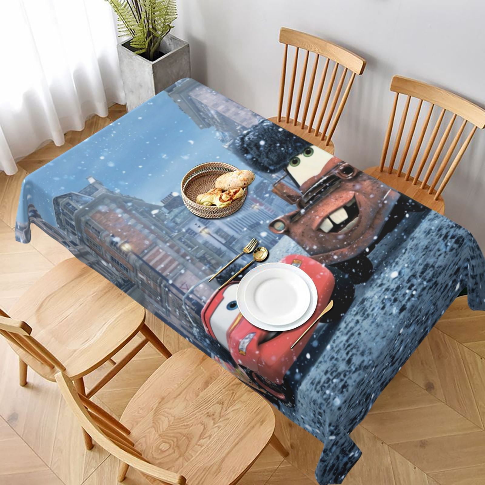 Mantel de Cars Lightning Mcqueen para cocina, comedor, fiesta, elegante ...