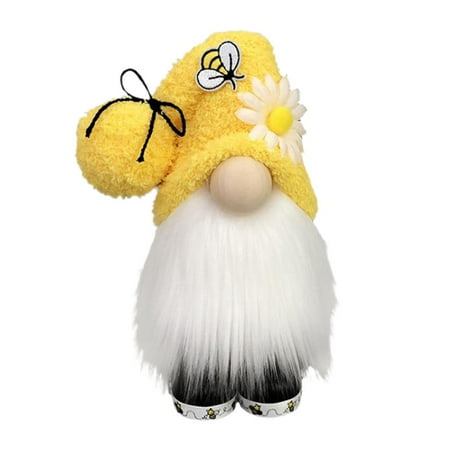 Bee Faceless Doll Bee Elves Decoration Lovely Dwarf Faceless Elves ...