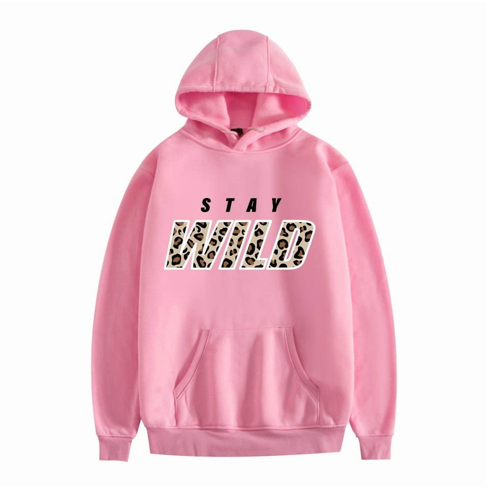 Click here for Jixin Ben Azelart Stay Wild Hoodie Women Men Long... prices