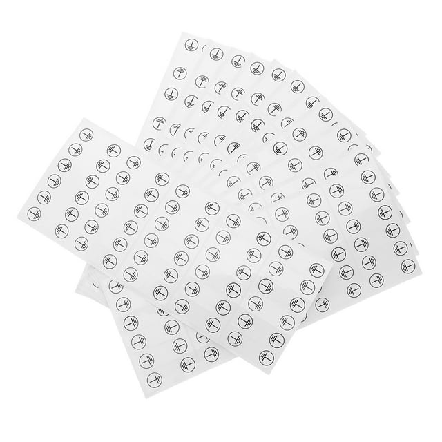 COOPHYA 360 Pieces Electrical Panel Identification Labels Black PVC ...