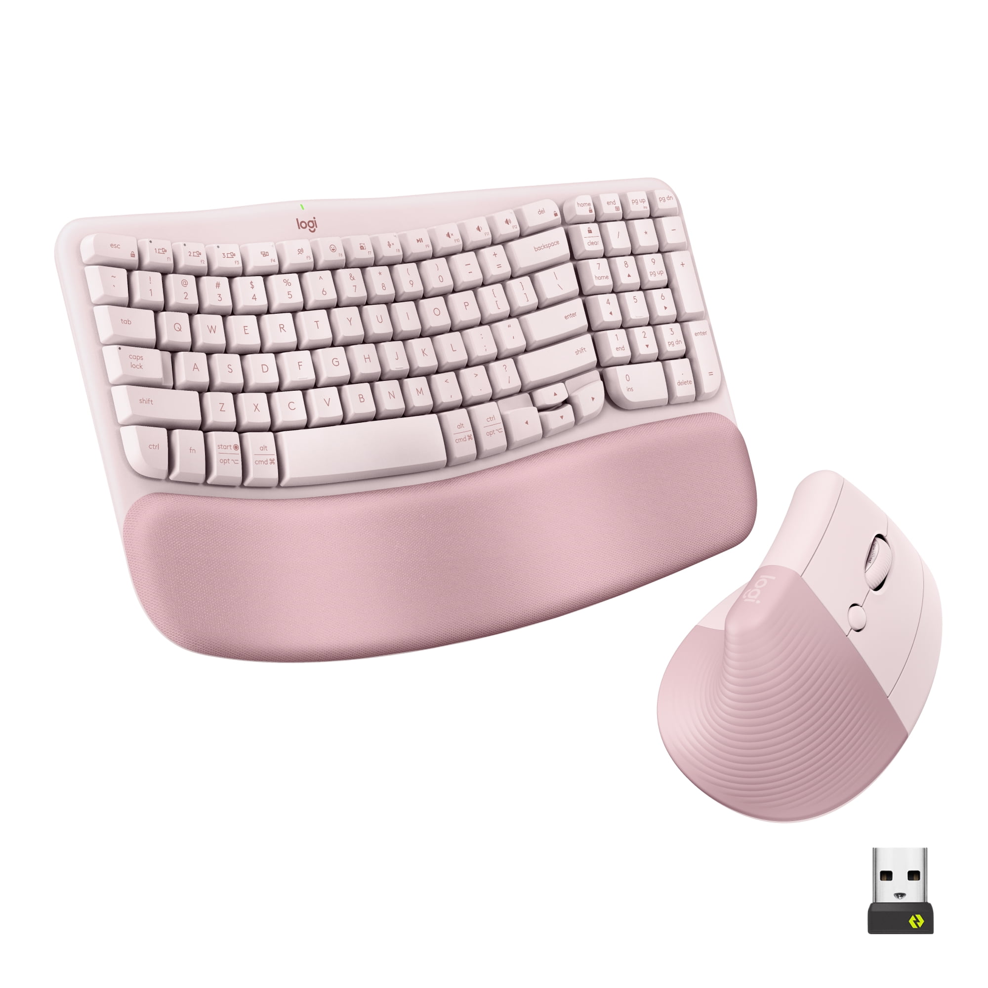 Click here for Logitech Wave Keys & Lift Vertical Mouse - Ergonom... prices