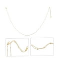 DEEPCRAFF Choker Necklaces for Women Round Beads Golden 1Pcs Durable ...