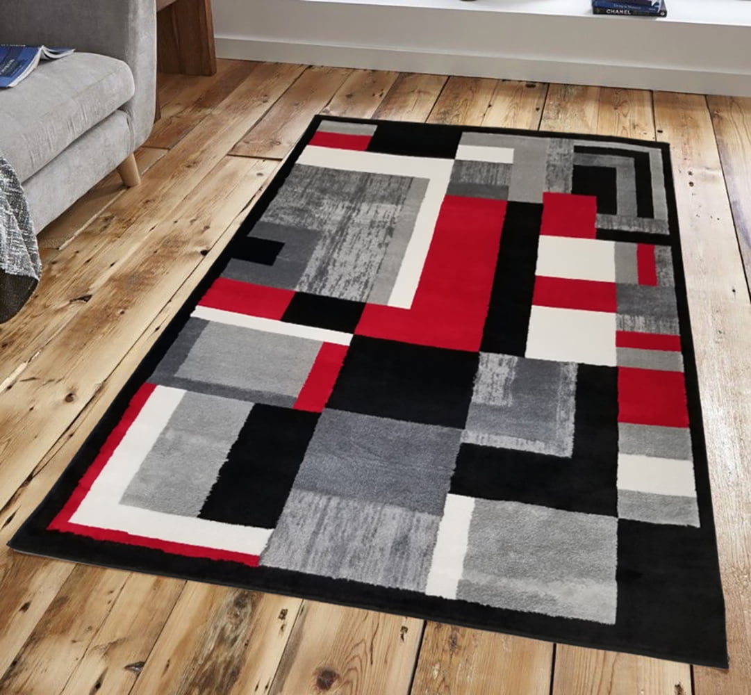 Homedora Design Contempo Rugs For Living Rooms,3006, Polypropylene Area ...
