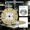 4.5" Diamond Grinding Wheel – 2-in-1 Dual-Side Electroplated Blade for ...