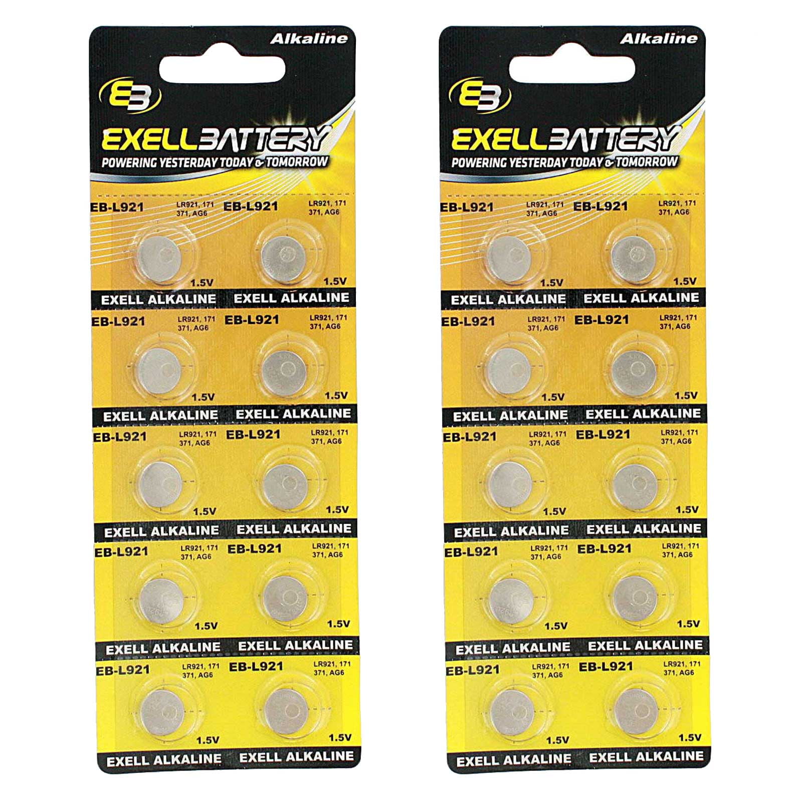 2x 10pk Alkaline 1.5V Watch Battery Compatible With LR920 LR920W S18 ...