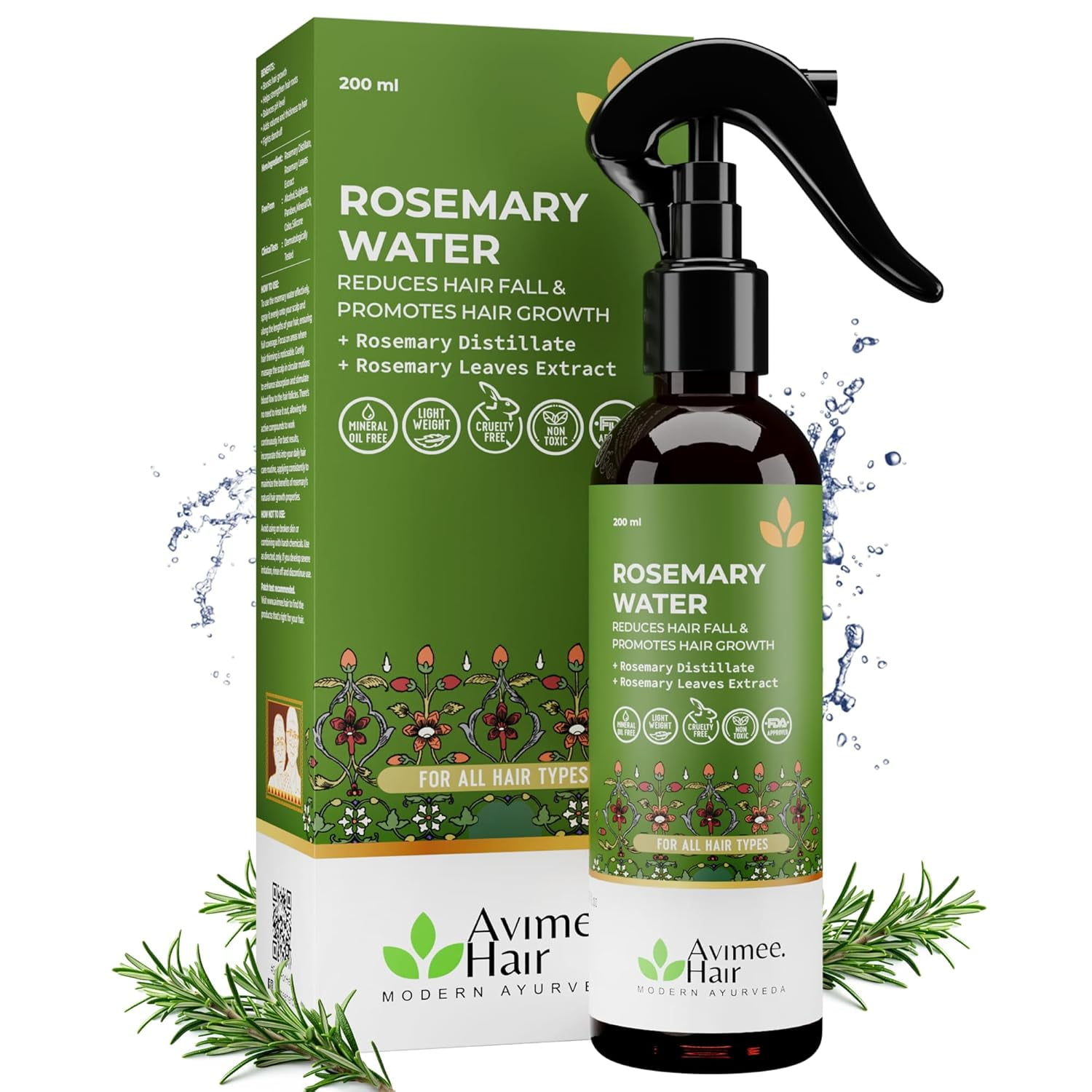 Click here for Avimee Herbal Rosemary Water For Hair Growth (200... prices