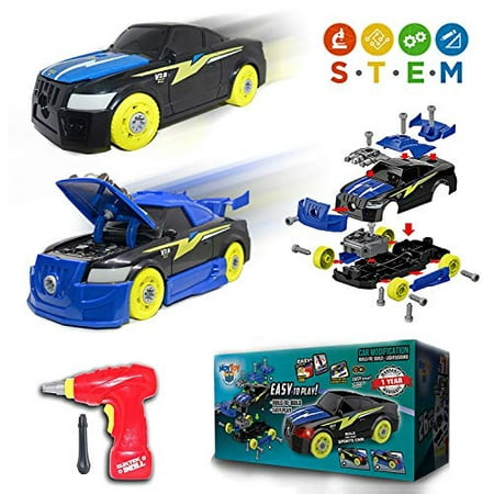 NOYTOY Take Apart Racing Car ,Build Your Own Toy Car ,Constructions Set ...