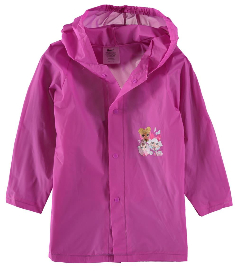 L.O.L. Surprise! Girls Raincoat(Purple 4/5) - Walmart.com