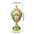 Decorative Enameled Metal Keepsakes Container For Home Organization ...