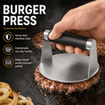 Burger Press Hamburger Patty Maker Set of 3, 4.75" Round Patty Maker ...