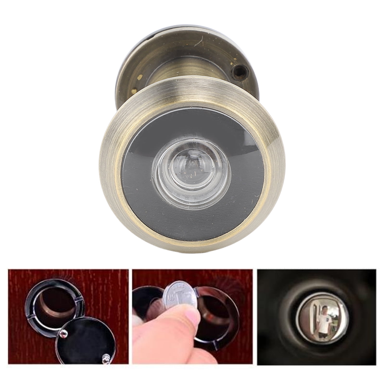 Visor De Mirilla Para Puerta De Seguridad Con Lente Gran Angular De 200 ...