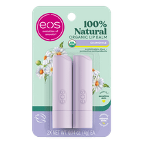 Eos 100% Natural & Organic Lip Balm Sticks- Variety Pack | 0.14 oz | 4 ...