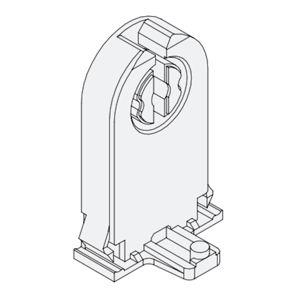 Keystone 12564 - Tall Non-Shunted Medium Bi-Pin Sockets for T8 and T12 ...