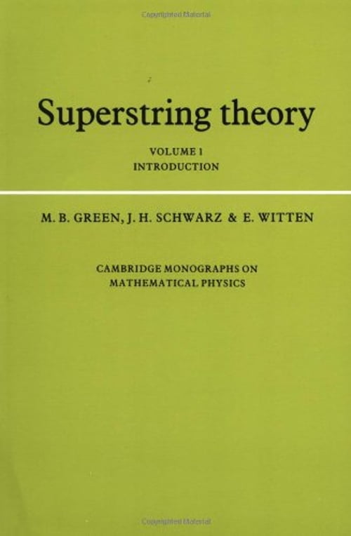 Pre-Owned Superstring Theory: Volume 1, Introduction (Paperback ...