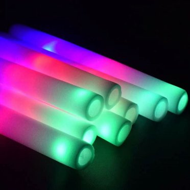 LED Dynamic Foam Sticks for Nightclubs, Weddings, Parties, Events and ...