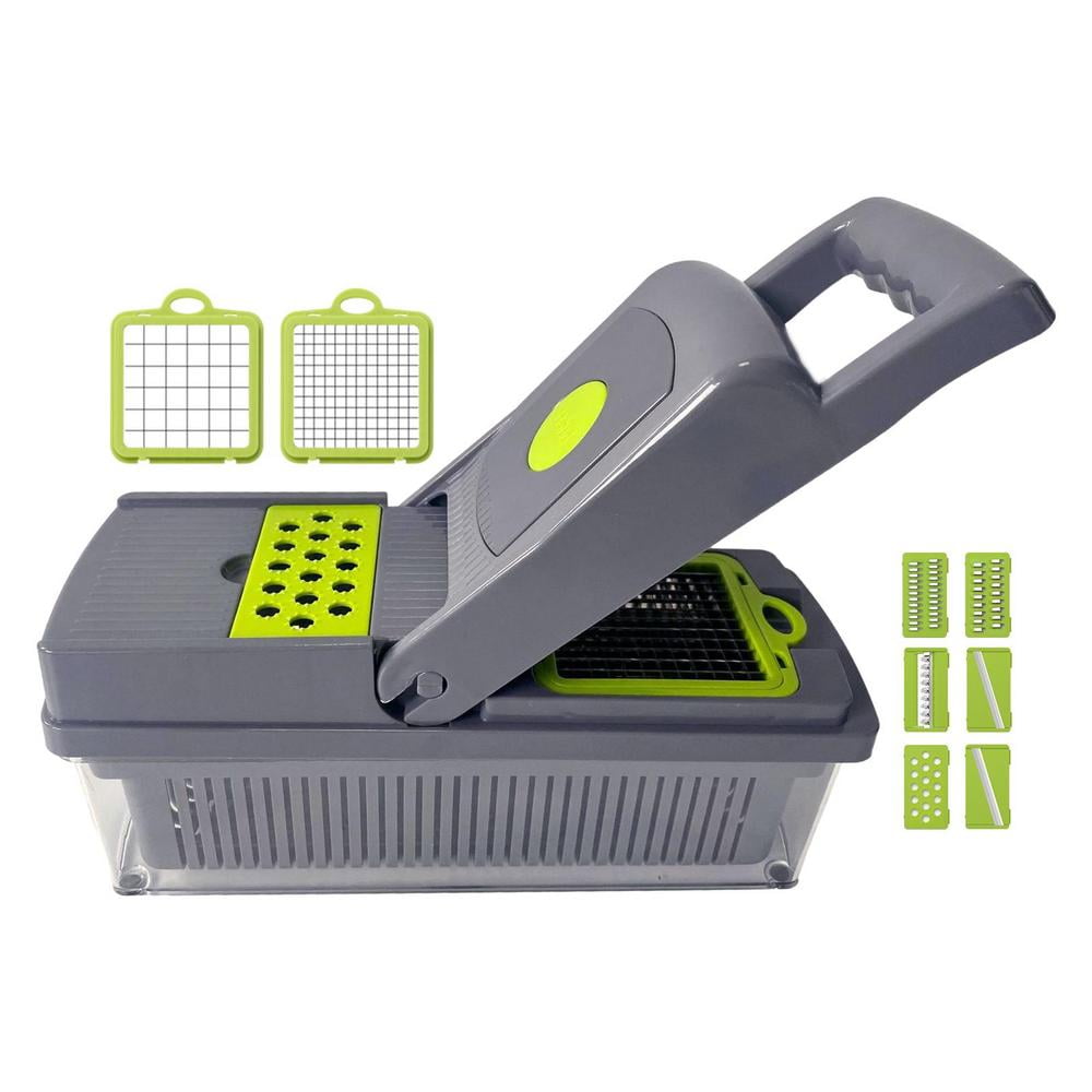 Tohuu Onion Dicer Potato Shredder with 8 Blades for Kitchen Vegetable ...