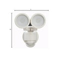 Defiant 180 Degree White Motion Activated Outdoor Integrated LED Twin ...