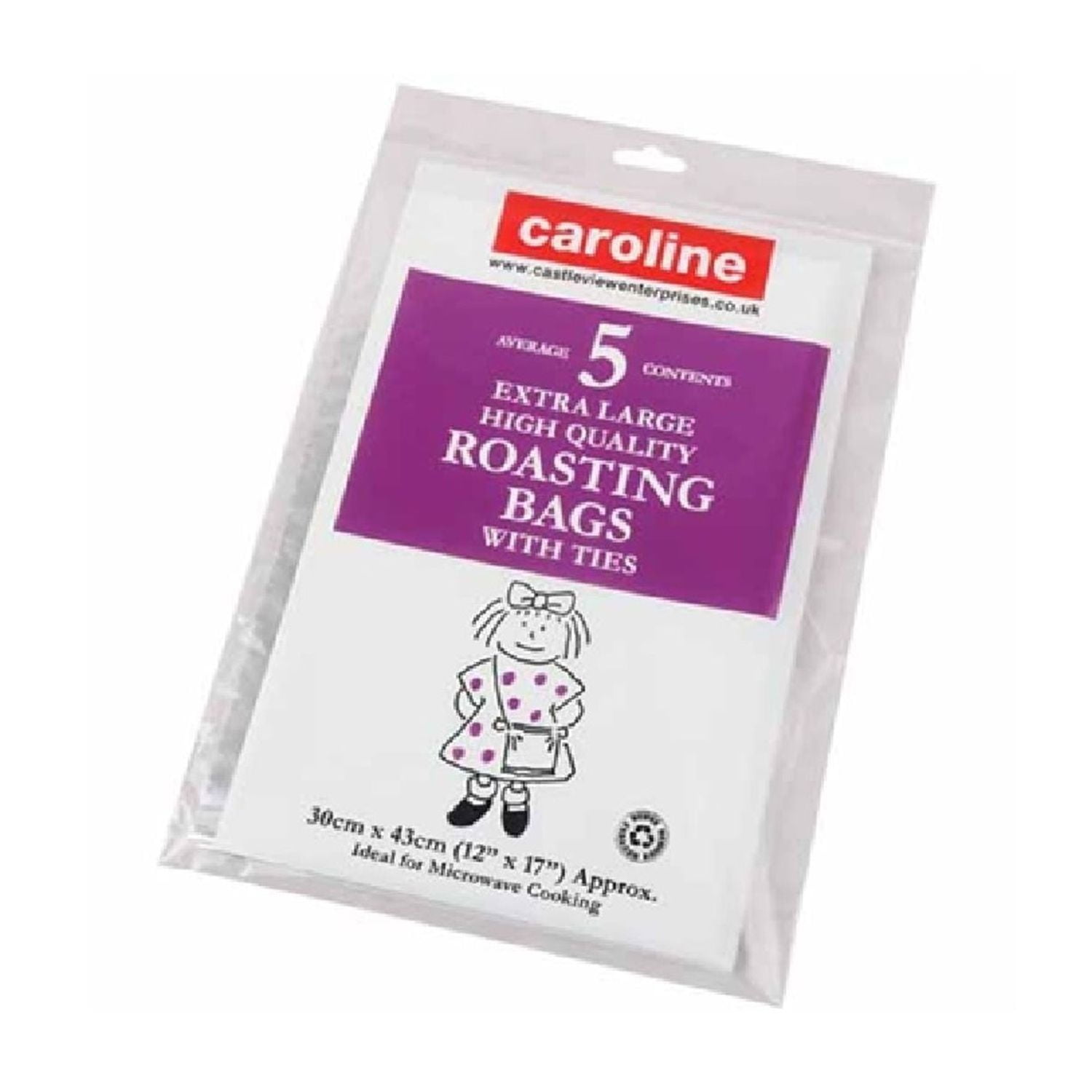 Click here for Caroline Roasting Bags (Pack Of 5) One Size prices