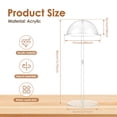 Hat Display Stands Acrylic Cowboy Hat Holder Stand Clear Domed Baseball ...