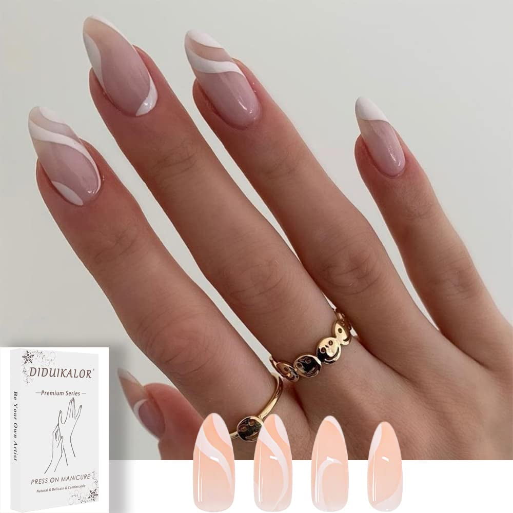 Almond Nails French Tip