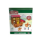 LINCOLN LOGS Country Campfire Ranch - Real Wood Logs - 124 Pieces ...
