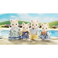 Calico Critters Silk Cat Family, Set of 4 Collectible Doll Figures ...