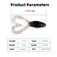 2PCS Soft Silicone Fishing Lures Artificial Swimbait Twin Tail Floating ...