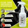 BugSlide 32oz Spray Bottle Cleaner, Polish & Bug Remover with UV ...