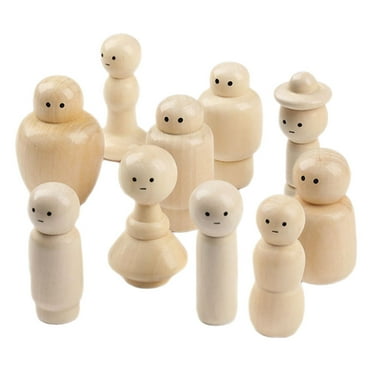 TickiT Wooden Community Figures - Set of 10 - For Ages 18m+ - Wooden ...