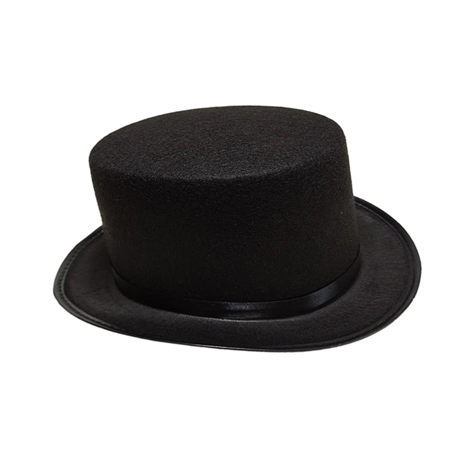 Click here for Beloving Felt Top Hat With Satin Band Classic Flat... prices